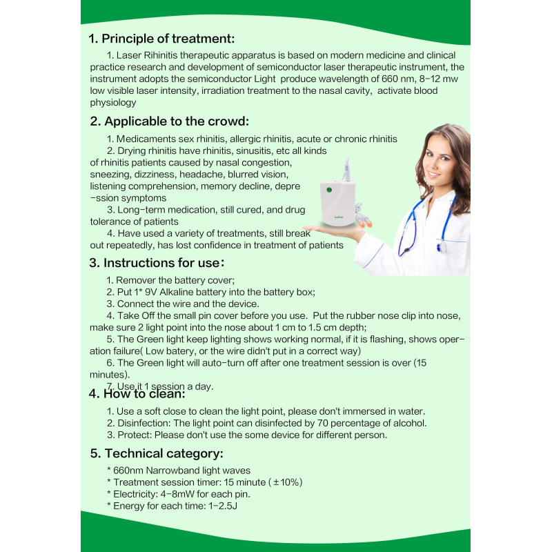 Beurha — Dispositif De Massage Du Nez, Rhinite Sinusite Libérer Les ...