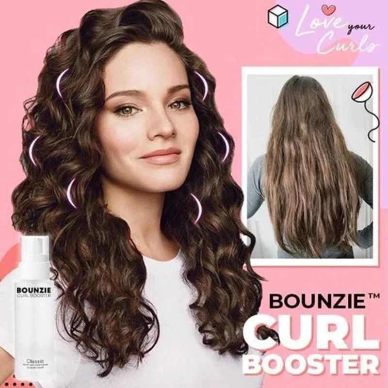Bounzie Curl Boost 정의 크림 50Ml 컬 헤어 부스터 제품 인스턴트 효과 건조 Frizz Control 헤어 ...