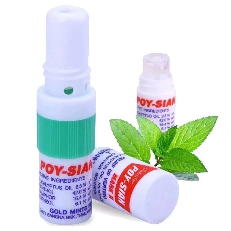 Cool Mint Nose Inhaler Relieves Dizziness Fatigue Or Headache Clears ...