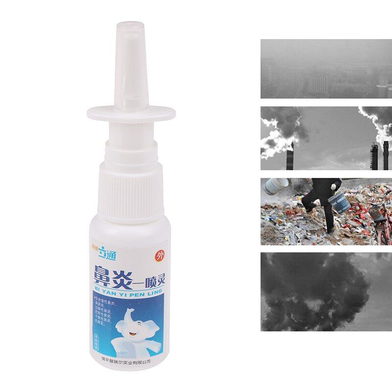 1 Flacone Di Rinite Spray Nasale Sinusite Pigmentazione Naso Prurito ...