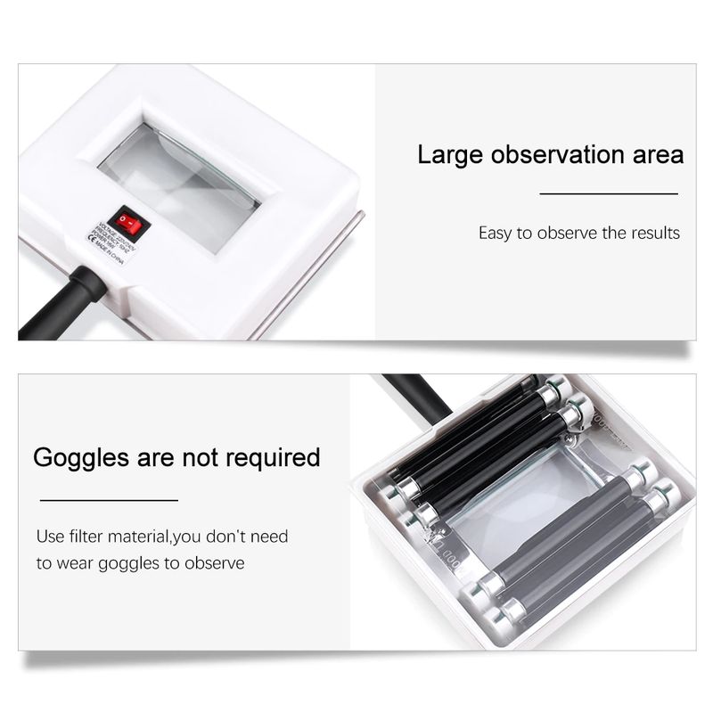 Portable Woods Lamp For Skin Uv Magnifying For Beauty Facial Skin ...