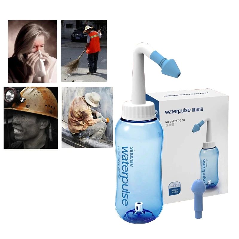 Waterpulse Nose Rinsing Wash Pot Sinusite Irrigator Allergie Relief ...