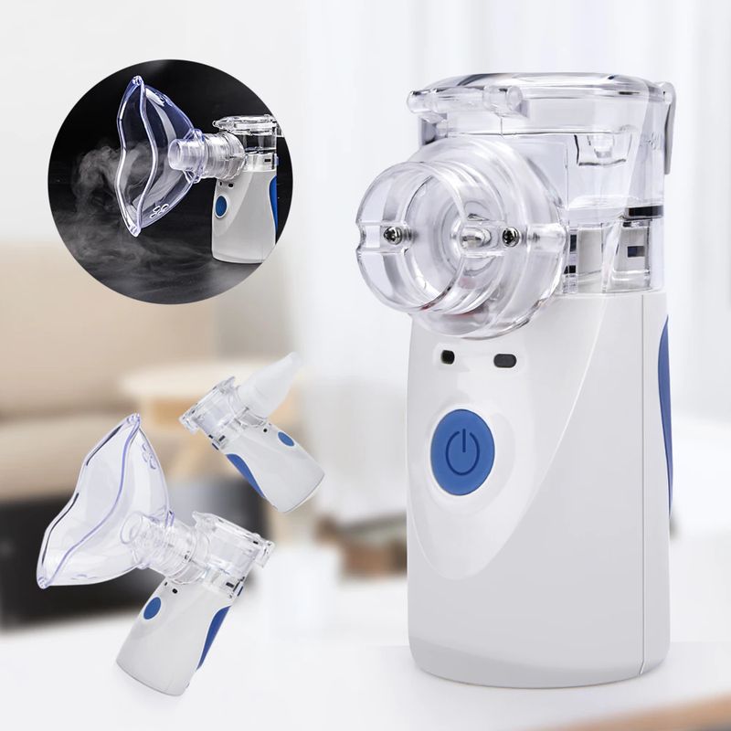 Us Stock Portable Nebulizer Inhaler Adult Nebulizador Portatil Medical ...
