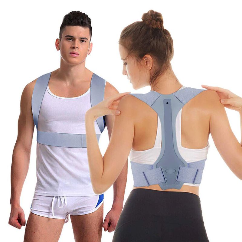 Back Posture Corrector Therapy Corset Spine Support Belt Lumbar Back ...
