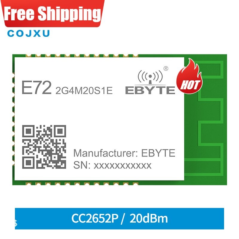 Módulo Inalámbrico Cc2652P Zigbee 3, 0 2 4 Ghz 20Dbm Brazo De 700M De ...