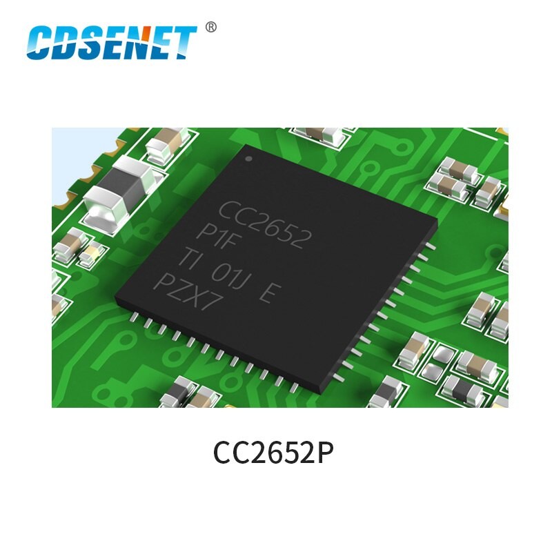 Cc2652P Zigbee Blue-Tooth 2.4Ghz Smd Wireless Soc Module 20Dbm ...