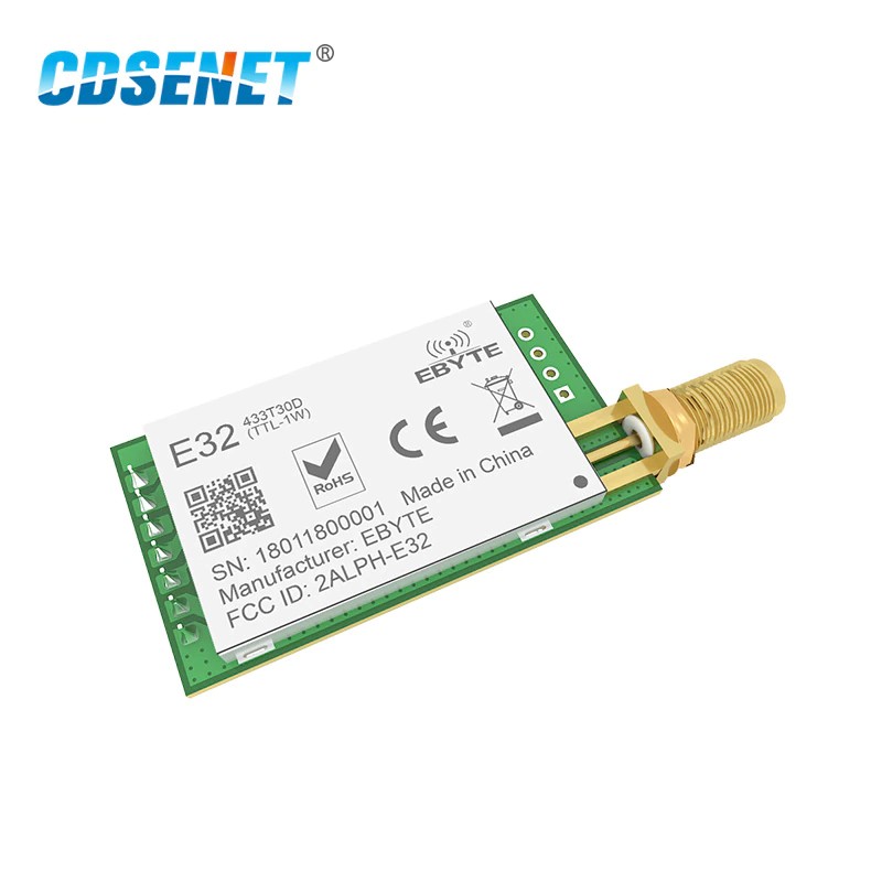 Ricetrasmettitore Senza Fili Della Lunga Distanza 433 Mhz 1W Rf Di Uart ...