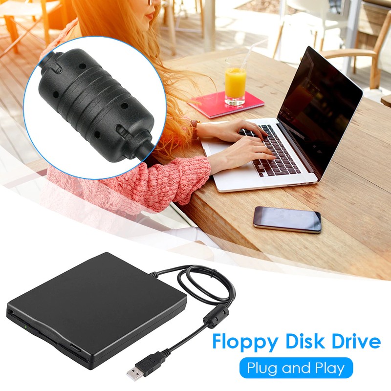 Portable 3.5 Inch Usb Floppy Disk Drive 1.44Mb External Diskette Fdd ...