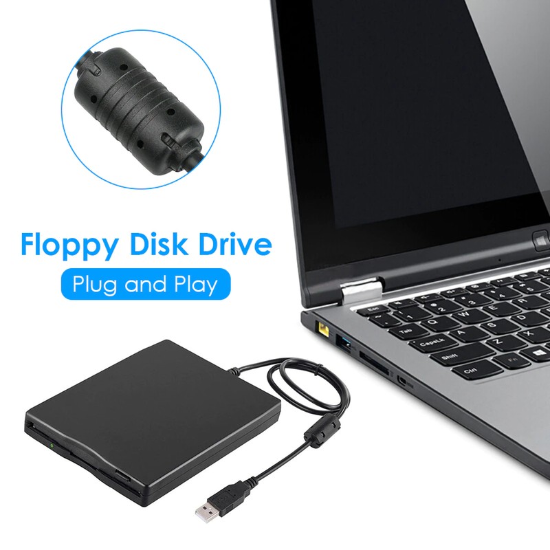 Portable 3.5 Inch Usb Floppy Disk Drive 1.44Mb External Diskette Fdd ...