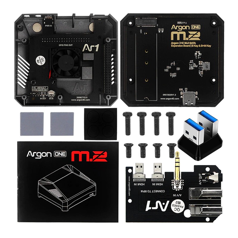 Argon One M.2 Case For Raspberry Pi 4 Model B M.2 Sata Ssd To Usb 3.0 ...