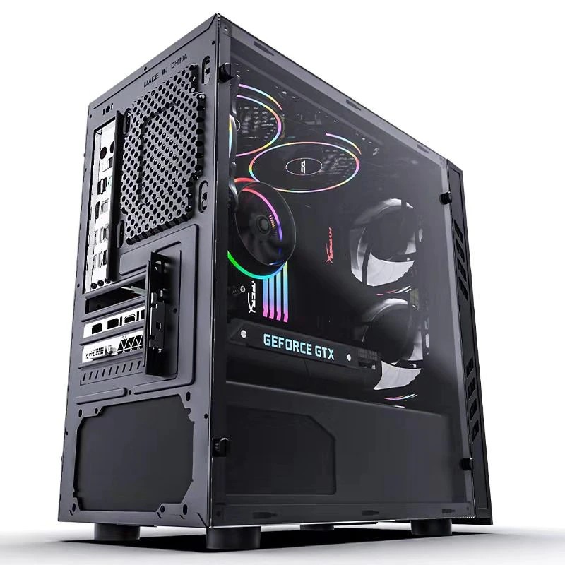 Aigo Pc Gaming Case Atx Tower Computer Case With 120Mm Pwm/Argb Fan ...