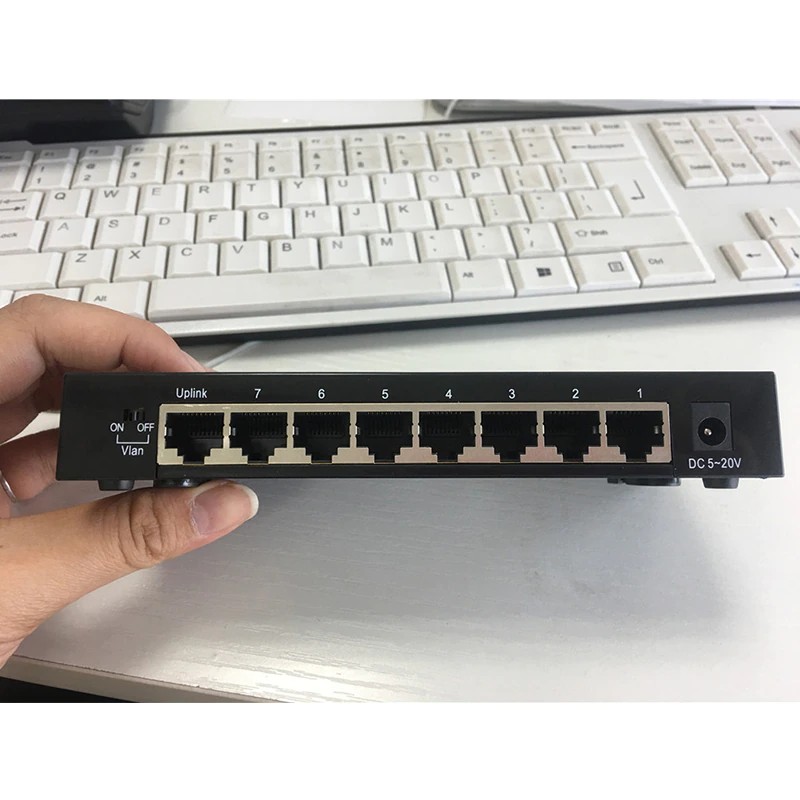 5/8Port Gigabit Switch Ethernet Smart Switcher High Performance1000Mbps ...