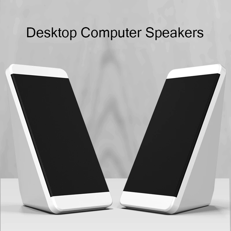 Usb Wired Computer Speakers 2 Pieces Pc Elevation Angle Horns For ...