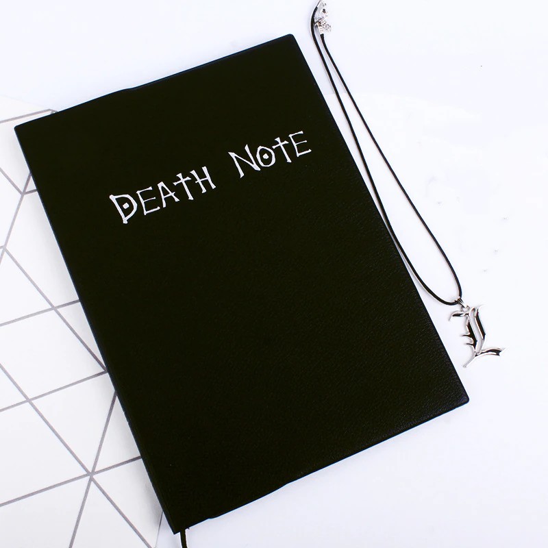 Bloc De Notas A5 Anime Death Note, Conjunto Cuaderno Cuero Collar Y ...