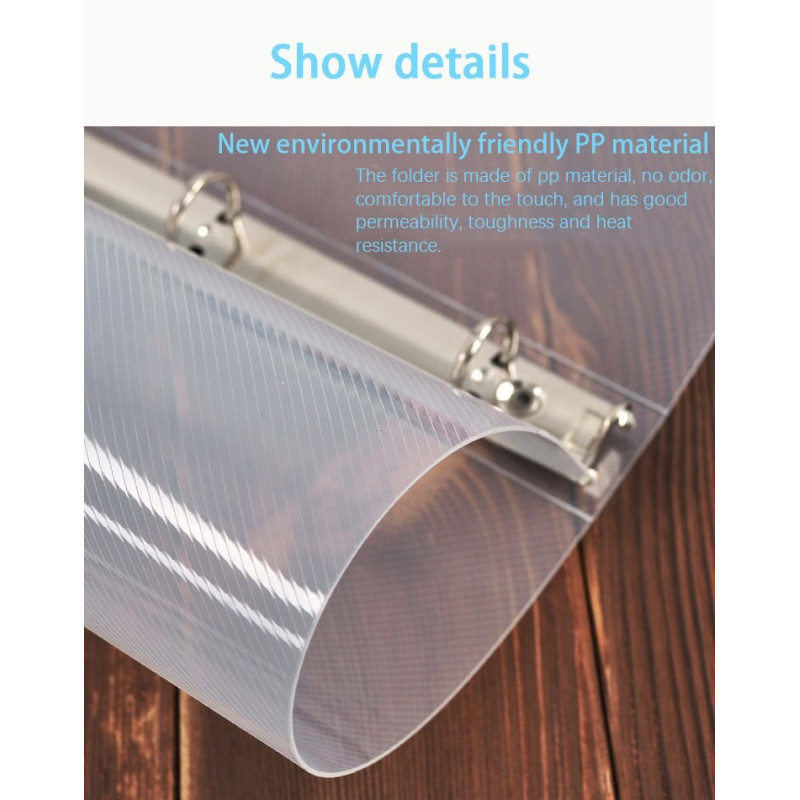 A4 A5 A6 B5 Ring Binder Notebook Scrub Loose-Leaf Business Office ...