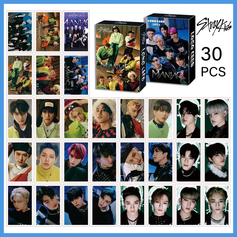 30Pcs/Box Kpop Stray Kids Lomo Card Set Festa Lomo Photocard Photo ...