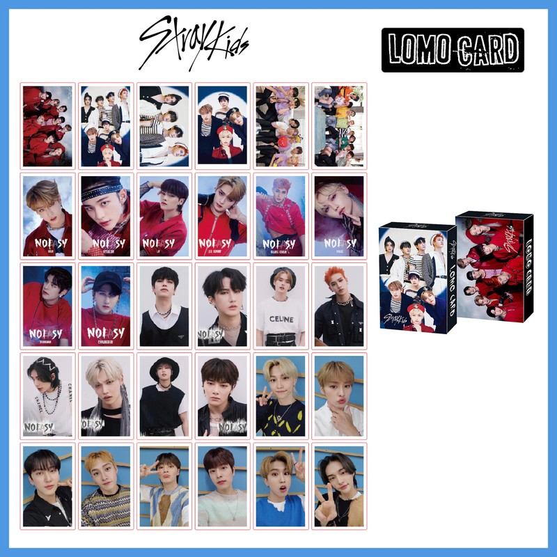 30Pcs/Box Kpop Stray Kids Lomo Card Set Festa Lomo Photocard Photo ...