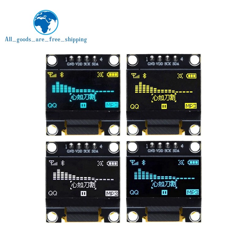 Certificazione Tzt Rohs Modulo Display Oled Bianco Seriale Oled Iic Da ...