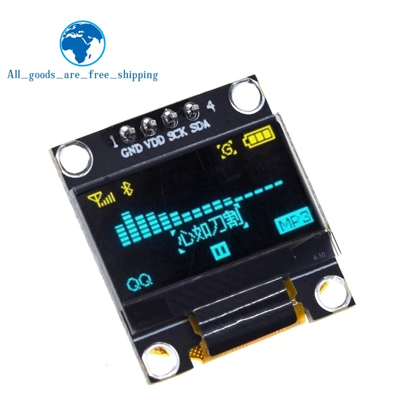 Certificazione Tzt Rohs Modulo Display Oled Bianco Seriale Oled Iic Da ...