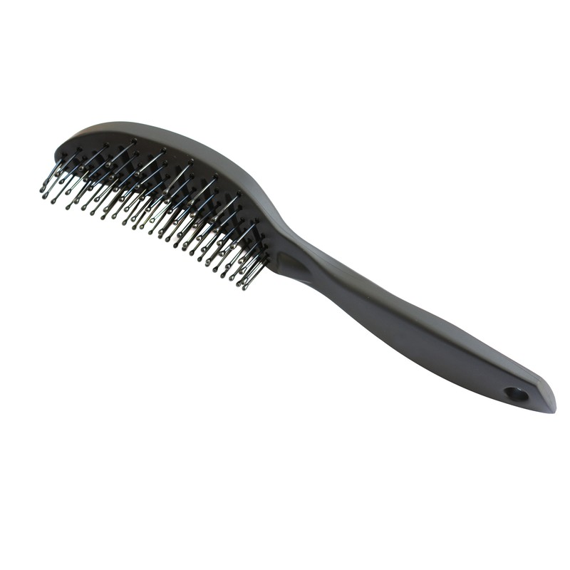 Pro Salon Anti-Static Heat Curved Vent Comb Rows Tine Brushes Scalp ...