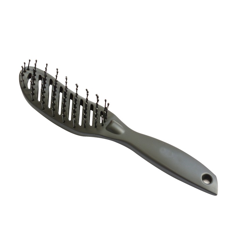Pro Salon Anti-Static Heat Curved Vent Comb Rows Tine Brushes Scalp ...