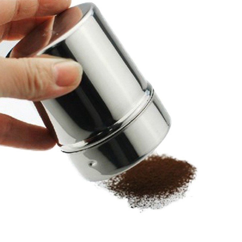 Stainless Shaker Cocoa Flour Icing Sugar Powder Coffee Sprinkler Fancy ...