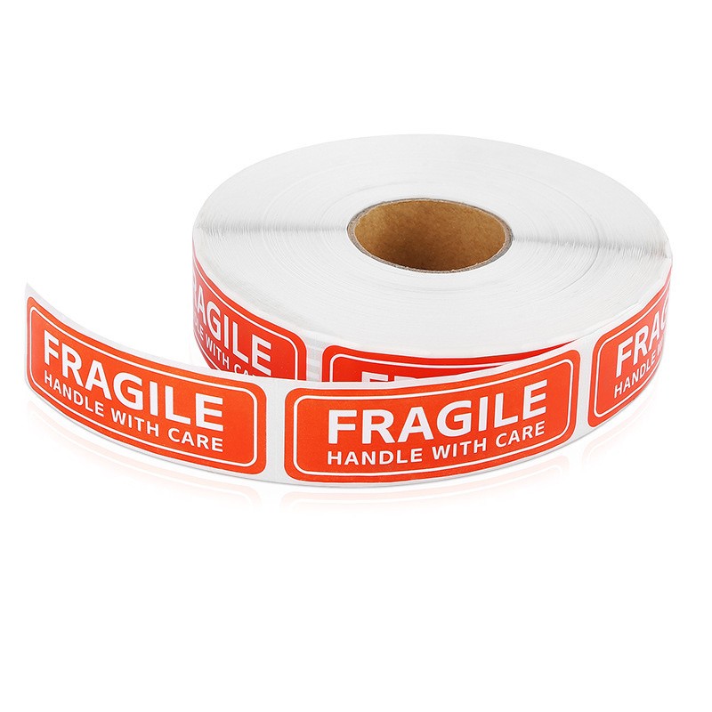 100Pcs Fragile Stickers The Goods Please Handle With Care Warning ...