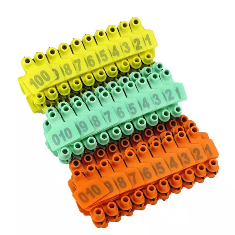 Livestock Animal Ear Tag Sheep 001-100 Ear Tags For Goat Identification ...