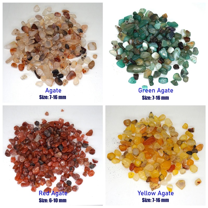 Natural Gravel Crystals Chip Ore Minerals Healing Tumbled Agates ...