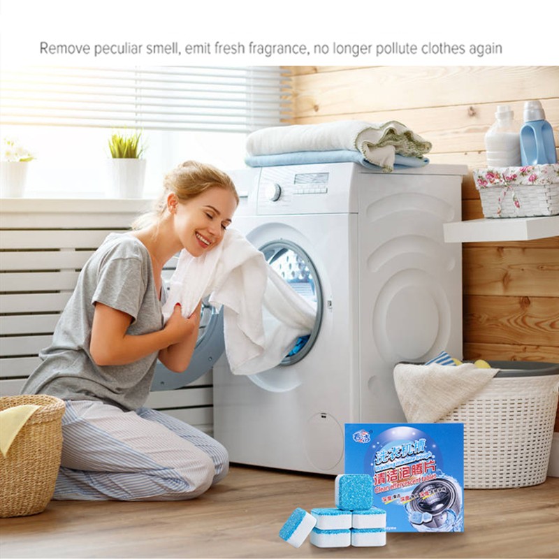 12Pcs Washing Machine Cleaning Effervescent Tablets Washer Cleaning ...