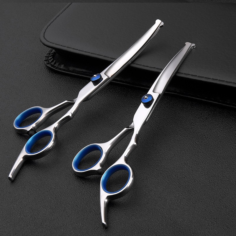 Safty Pet Grooming Scissors Round Head 6 Inch Professional Stainless ...