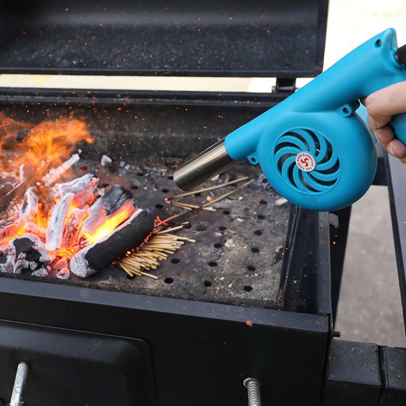 Fan Wireless Electric Air Blower Portable Bbq Grill Fire Bellows Tools ...