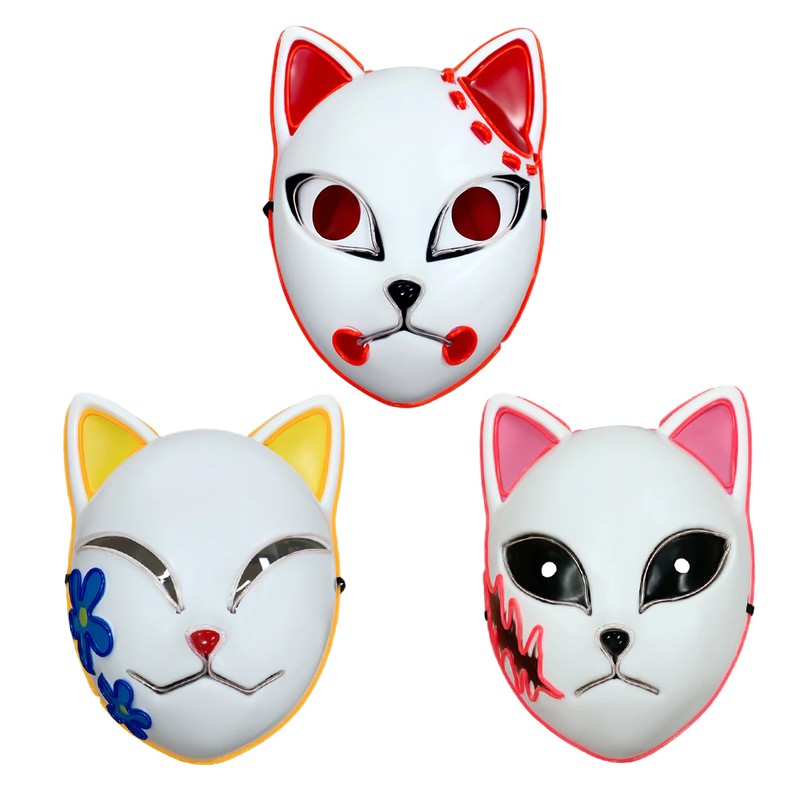 Anime Demon Slayer Tanjirou Mask Sabito Mascarilla Maschere Anime ...