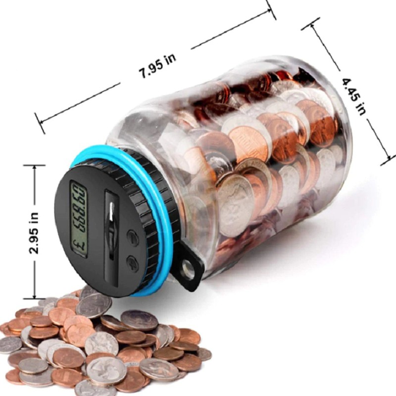 Piggy Bank Counter Coin Electronic Digital Lcd Counting Coin Money ...