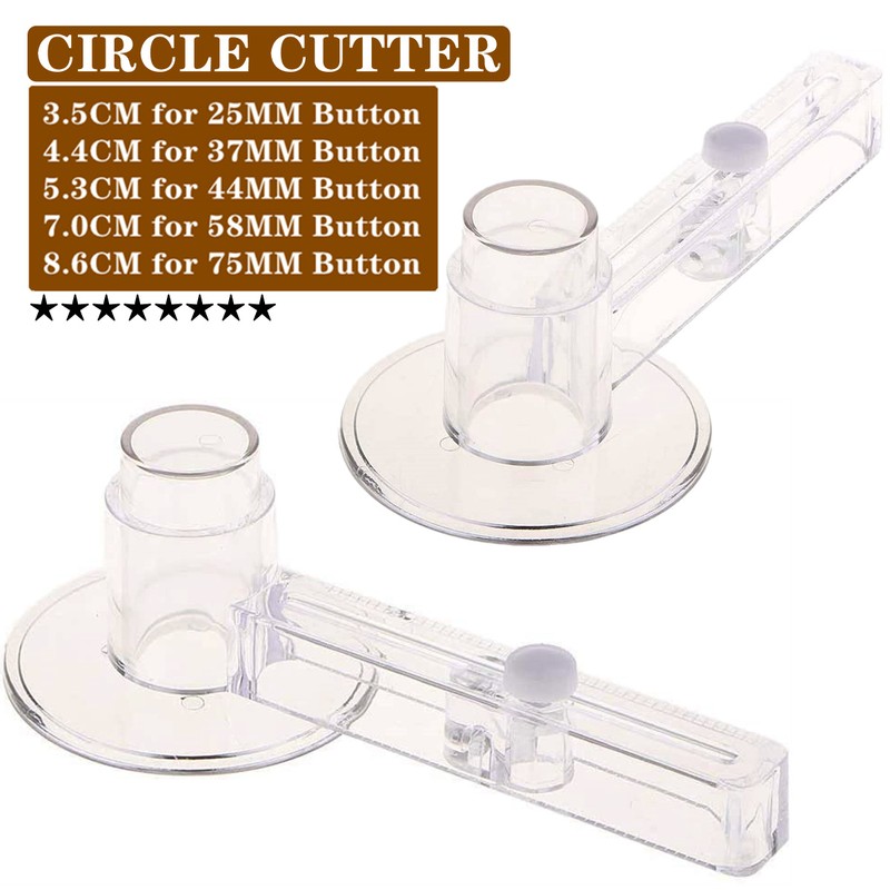 Einstellbare Kreis Cutter Runde Messer Abzeichen Button Maker Werkzeuge ...
