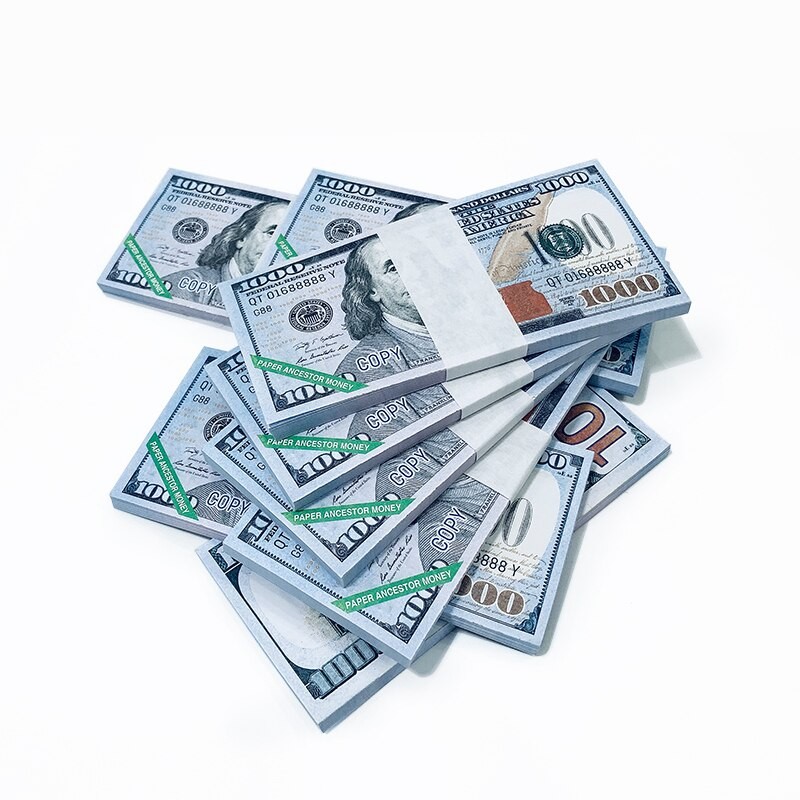 Halloween Fake Money Paper Heaven Hell Bank Notes Currency Prop ...