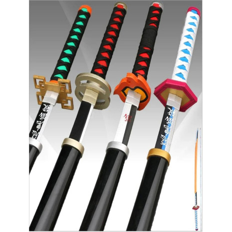 Demon Slayer Sword Real Swords Demon Slayer Cosplay Metal Props Weapon ...