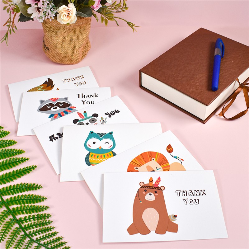 Custom Thank You Cards Bulk Birthday Card For Kids Note With Envelopes ...