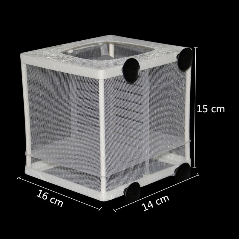 1 Pcs Fish Breeding Incubator Net Hanging Fish Hatchery Isolation Box ...