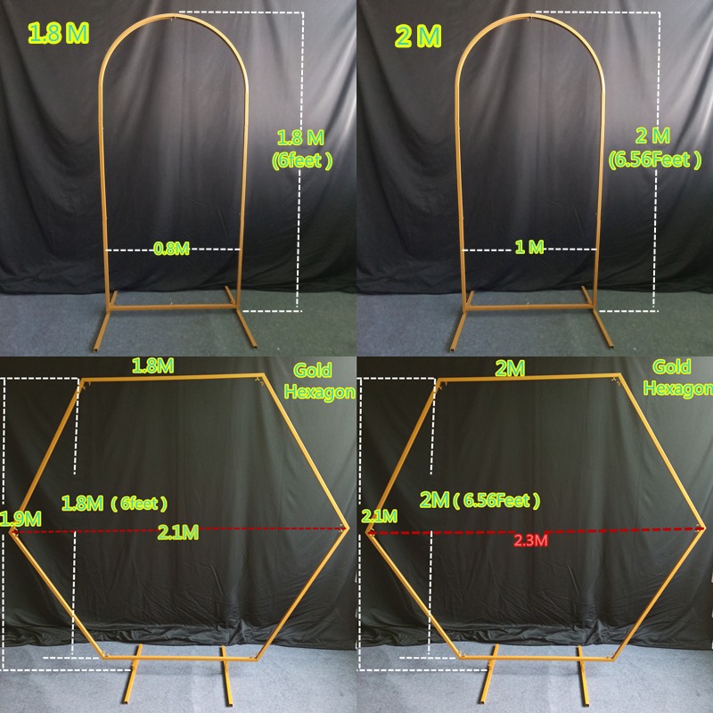 Iron Circle Wedding Arch Props Background Single Arch Flower Lawn ...