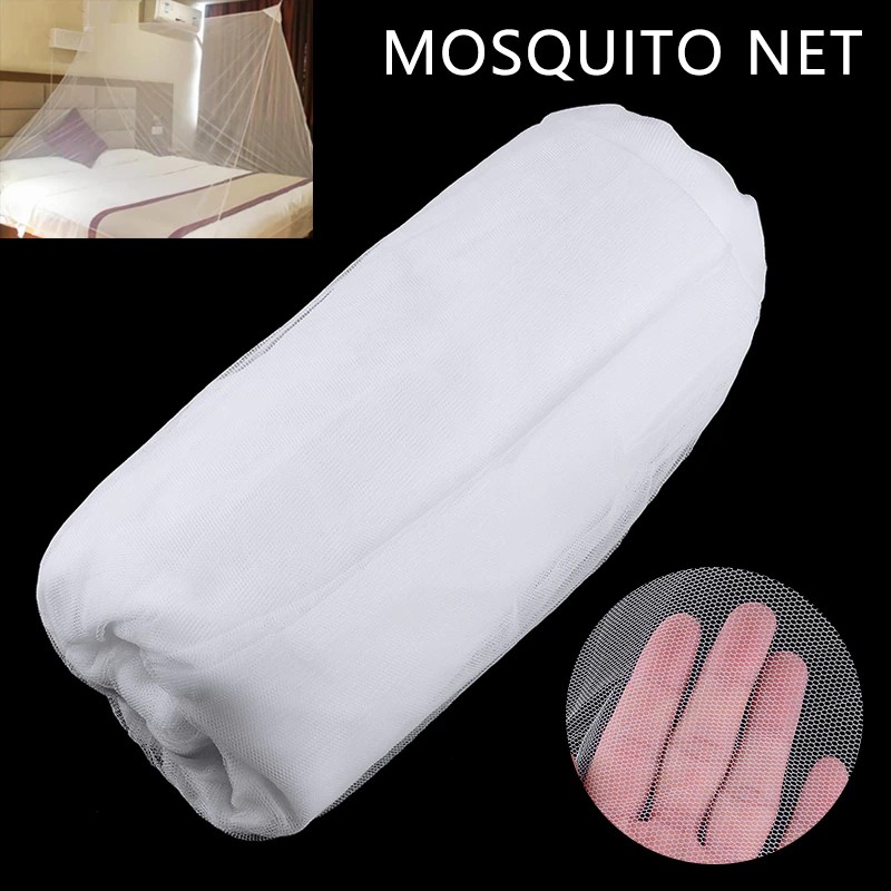 White Four Corner Camping Mosquito Canopy Net With Storage Bag Insect ...
