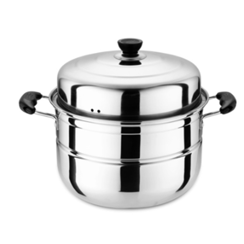 Stainless Steel Two Three Layer Thick Steamer Pot Soup Steam Universal ...