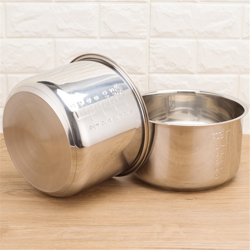 Pressure Cooker 6L Inner Pot Rice Liner Stainless Steel Inner Pot ...