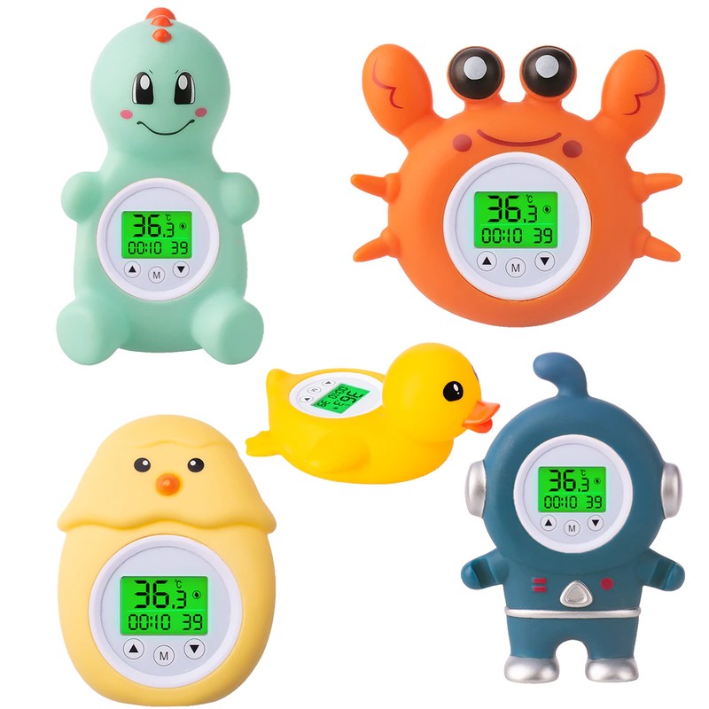 Baby Bath Thermometer Water Floating Baby Toy Bath Safety Temperature ...