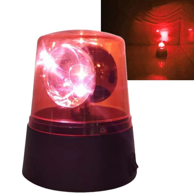 Flash Emergency Warning Light Police 360 Degree Rotating Mini Led Stage ...
