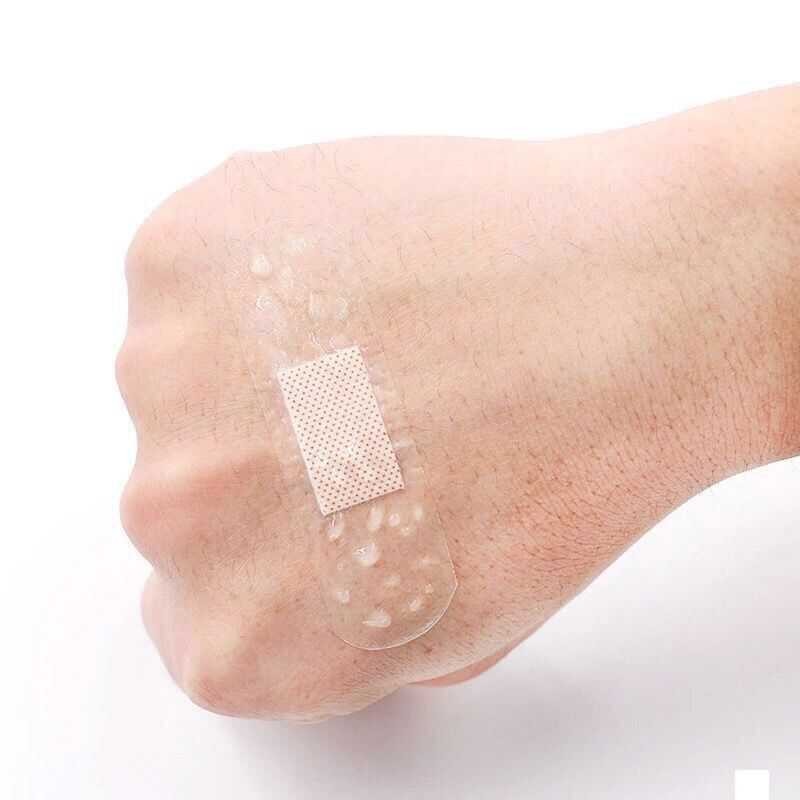 100Pcs/Pack Transparent Wound Adhesive Plaster Medical Anti-Bacteria ...