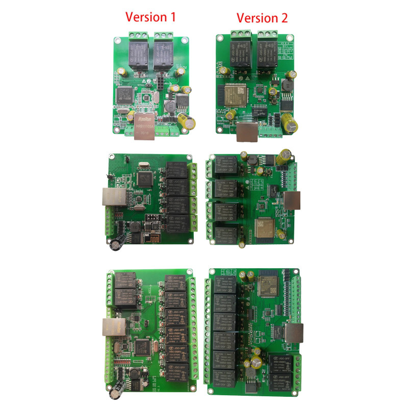 Ethernet Relay Network Wifi Switch Modbus Mqtt Tcp Web Schedule Task Can Rs485 Coap Timer