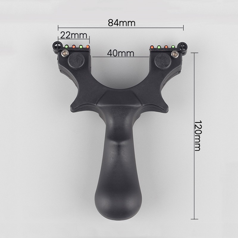 Resin Spring Fast Pressure Four Fiber Slingshot With 3 Pcs Rubber Band ...