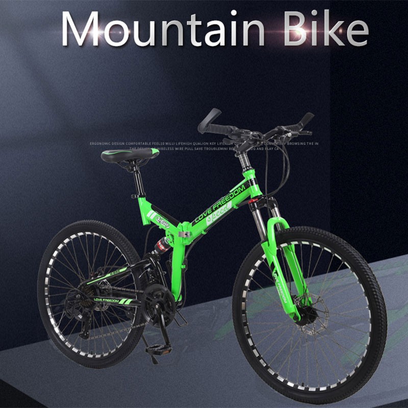 Love Freedom – Vtt Pliant De 26 Pouces, 24 Vitesses Grand Cadre De 17 ...