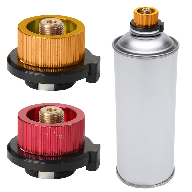 Camping Gas Stove Burner Connector Aluminum Gas Tank Adapter Picnic ...